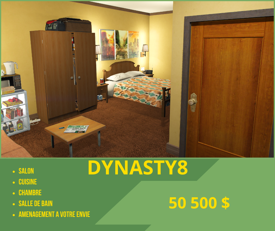 Dynasty 8 Real Estate | Studio meublé